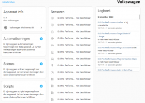 Home Assistant Volkswagen We Connect ID Integratie - Home Assistant Tips